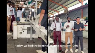 automatic stainless steel soap extruder machine with 100-300kg/h capacity and compact size