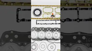 mitsubishi 6d142at full gasket kit me999458 for 6557cc diesel engine truck bus mitsubishi excavator