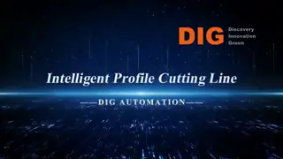 intelligent cutting line for precise automated profile fabrication and seamless integration