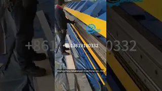 professional nc sheet metal roofing roll forming machine hydraulic press brake bending