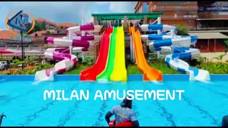 aqua park curved water slide amusement park slide for commercial