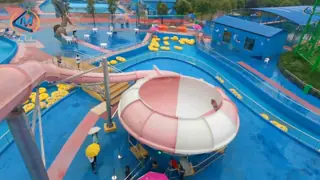 adults water bowl slide 12.5m height for amusement park restort place
