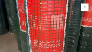 pvc coated welded wire mesh with smooth coating anti aging and galvanized base wire for animal cage