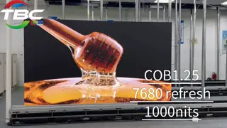 p1.53mm cob small-pitch led indoor led video wall with micron-level distance between led beads