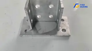 hot dip galvanized c channel base bracket for pipe hanger support system