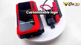 multi function portable battery jump starter 6400mah 8000mah 12v emergency jump starter