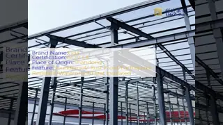 office building heavy steel structure prefabricated premade shipping container house
