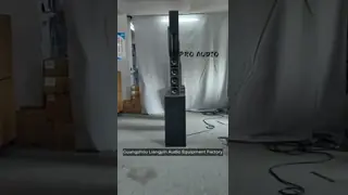 indoor club professional speaker collinear source system active plug and play system