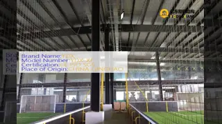 steel structure farm machinery and equipment storage shed