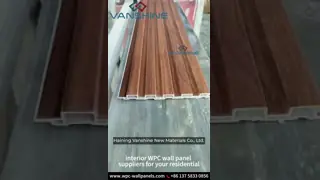 waterproof interior wpc wall panel fire retardant b1 for commercial residential spaces