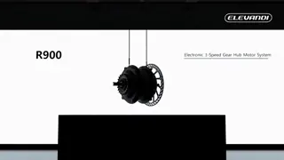 hub motor gearbox with electronic 3-speed shifting for oem e-bikes