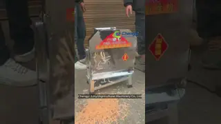 stainless steel shredder and slicer 500kg/h output 2800rpm motor farm feed processing