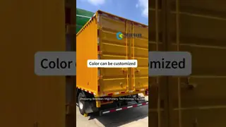 sinotruck howo used 4x2 cargo van - mini box truck for urban delivery