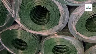 heavy duty weather proof pvc coated welded mesh with square hole for outdoor boundary protection