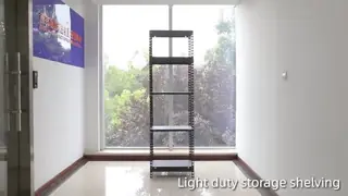 adjustable steel light duty shelving 5 layer boltless rack used in industrial storage