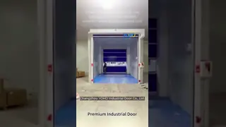 1000 mm - 6000 mm max door width industrial high speed door for internal factory logistics flow