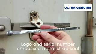 150*9mm tin plated iron metal strap seals for truck trailer security