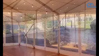 alluminum alloy sports hall tent with double coated pvc fabric cover big clear tent