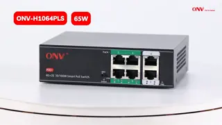 6 port 10/100m poe network switch 65w total power for cctv surveillance