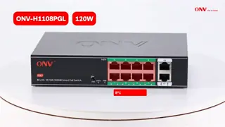 10 port poe network switch 120w with gigabit uplink  for reliable connectivity