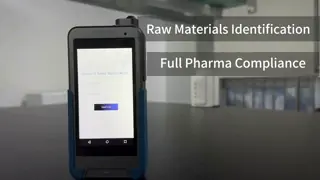 1064nm handheld raman spectrometer intelligent with rechargeable li ion battery