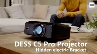 full hd 1080p business projector wifi 6 bluetooth 5.0 auto keystone correction