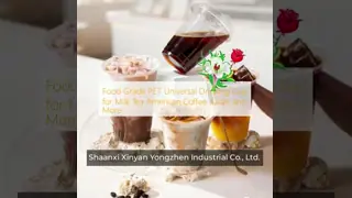 food grade pet universal drinking cup for milk tea american coffee juices and more