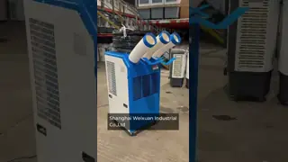 outdoor floor standing small spot cooler industrial compressor 6.5kw