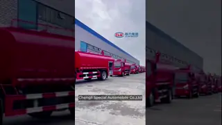 dongfeng 5000l fire emergency rescue water pumper truck