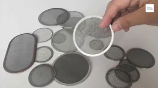weave stainless steel filter disc metal wire mesh filter disc non rusting