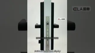 ela waterproof outdoor anti theft electronics push lock smart fingerprint digital safe door lock