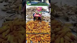 industrial cast iron corn husking machine dust free automatic maize dehusker machine