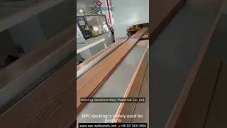 140mm*20mm heavy duty wpc outdoor decking solid wear resistant