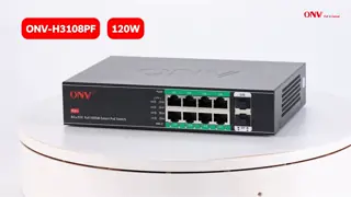plug and play 10 port gigabit poe switch with 8 poe + 2 sfp ports 120w