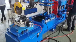 thickness of material 1.2mm pillar forming machine pillar size 70*100mm