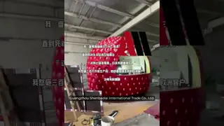 giant frp fruit vegetable sculpture series hyper realistic commercial display art