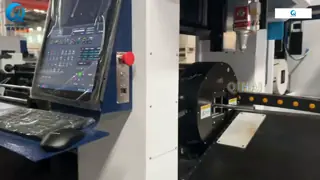 qh-gc3-h    3-chuck heavy duty lathe tube cutting machine horizontally-mounted beveling