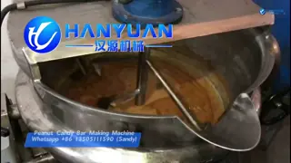 automatic peanut candy bar making machine with food grade conveyor, stainless steel shell