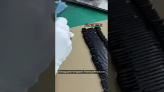lightweight aluminum heat sink with efficient heat dissipation and customizable dimensions