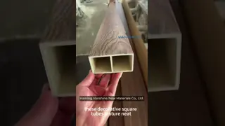 termite proof pvc tube framing profile with free sample supply