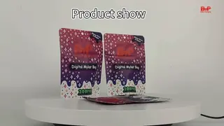 custom printed die-cut shaped resealable mylar zipper pouch for gummy candy and fruit snacks packagi
