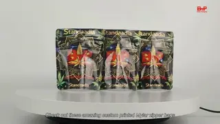 custom design printed antistatic resealable stand up pouch mylar zipper bags for milk & jelly food