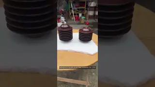brown epoxy resin medium voltage outdoor support insulators with 175mm length
