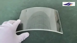 curved irregular insulated glass panel 6+15a+6 hot bending process glass