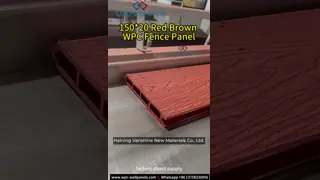 heavy duty wpc wood planks rugged outdoor wpc modular fence
