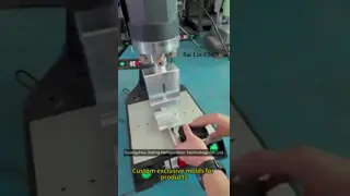 manual digital benchtop ultrasonic plastic welder 15khz intelligent spot welding machine