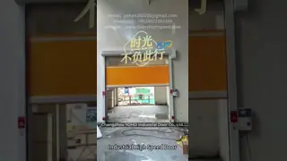 high speed stainless steel industrial door corrosion resistant for harsh conditions