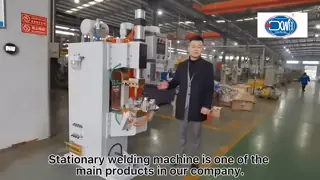 dc multi-point resistance spot welding machine for galvanized tube