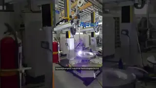 plane workpiece automatic arc welding machine with water cooling technology