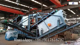 240t/H Crawler Track Mounted Mobile Hammer Crusher For Aggregate Quarries